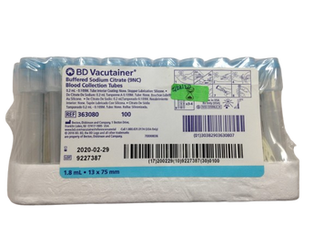 1.8mL BD Vacutainer Blood Collection Tubes - American Screening Corp