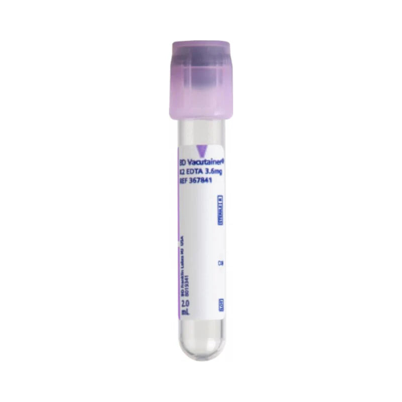 2mL BD Vacutainer Blood Collection Lavender Tubes - American Screening Corp