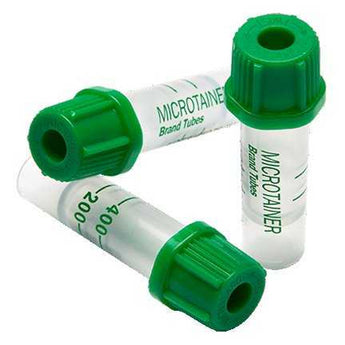 200–400 μL BD Microtainer Blood Collection Tubes Green – American ...
