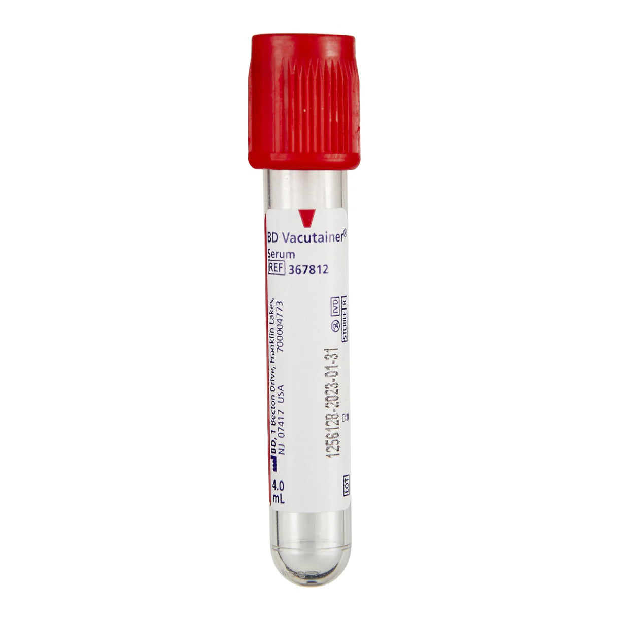 4mL BD Vacutainer Blood Collection Red Tubes - American Screening Corp
